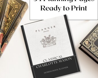 Classical Charlotte Mason Homeschool Logbook 2024-2025 - Academy Style ...