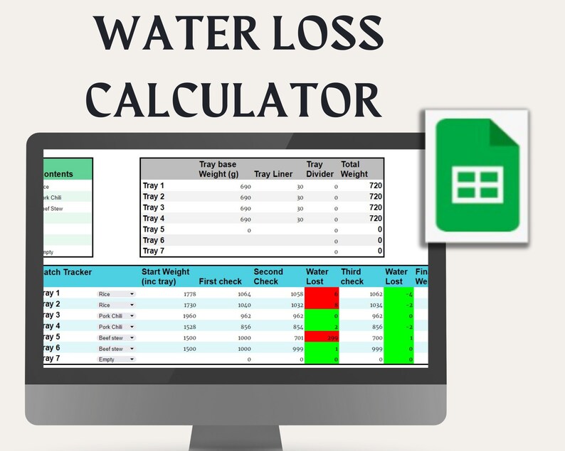 Freeze Dryer Rehydration Calculator - Etsy