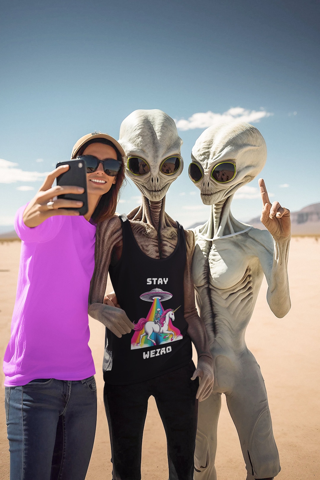 Stay Weird, UFO, Kitsch, Funky, Fun - Etsy