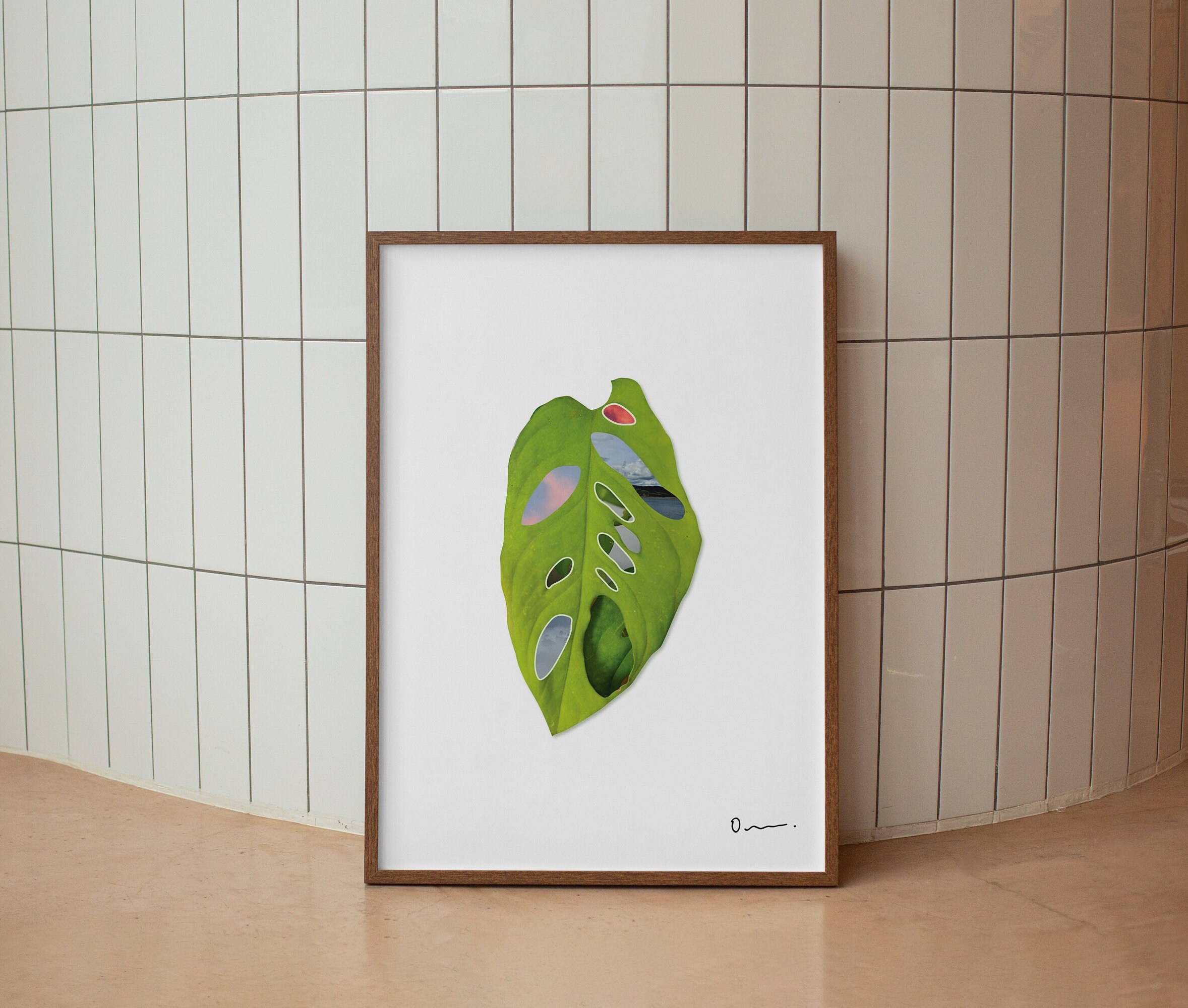 Nature Wall Art, Leaf Printable Poster, Printable Wall Art, Home Decor ...
