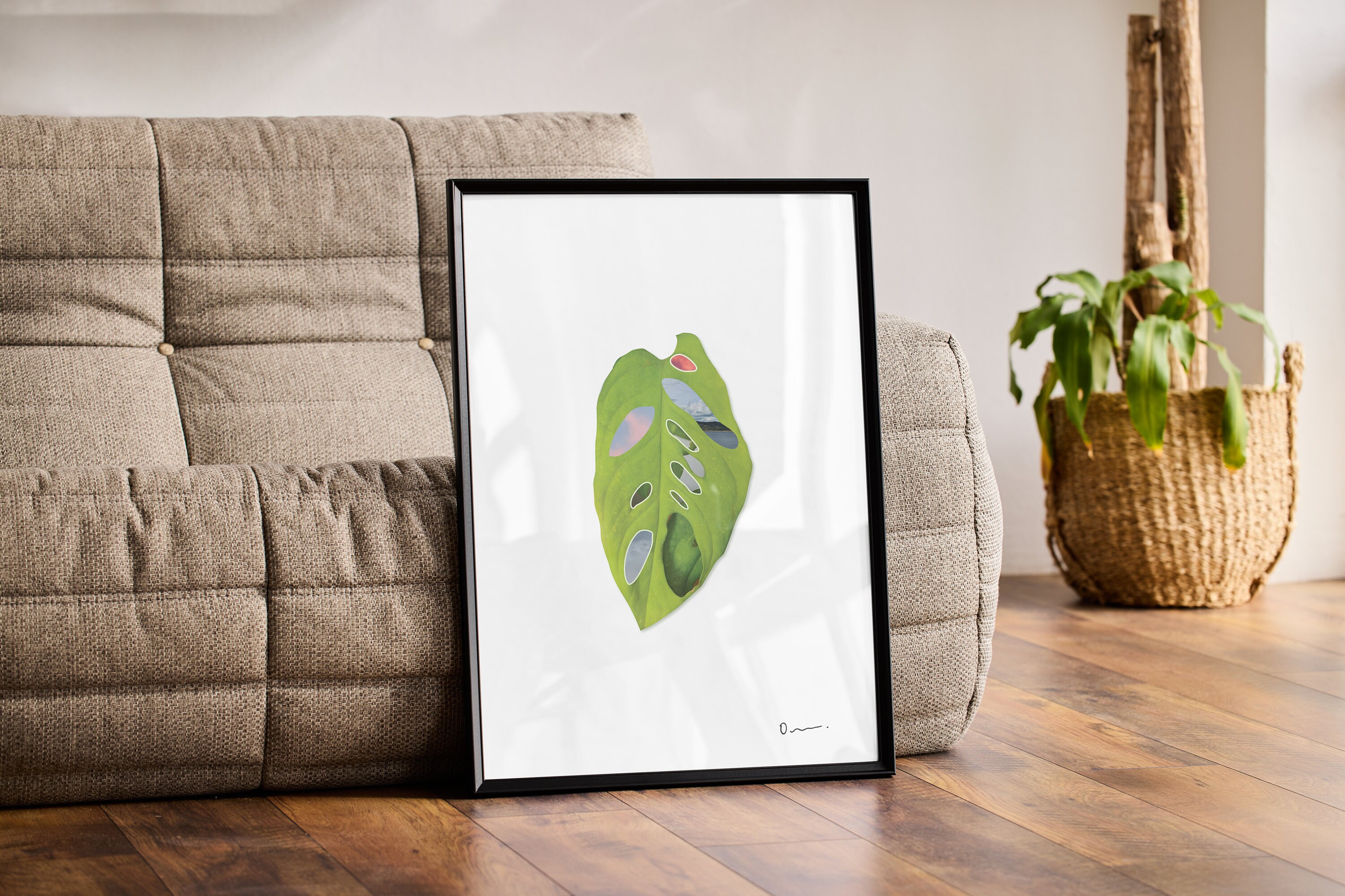 Nature Wall Art, Leaf Printable Poster, Printable Wall Art, Home Decor ...
