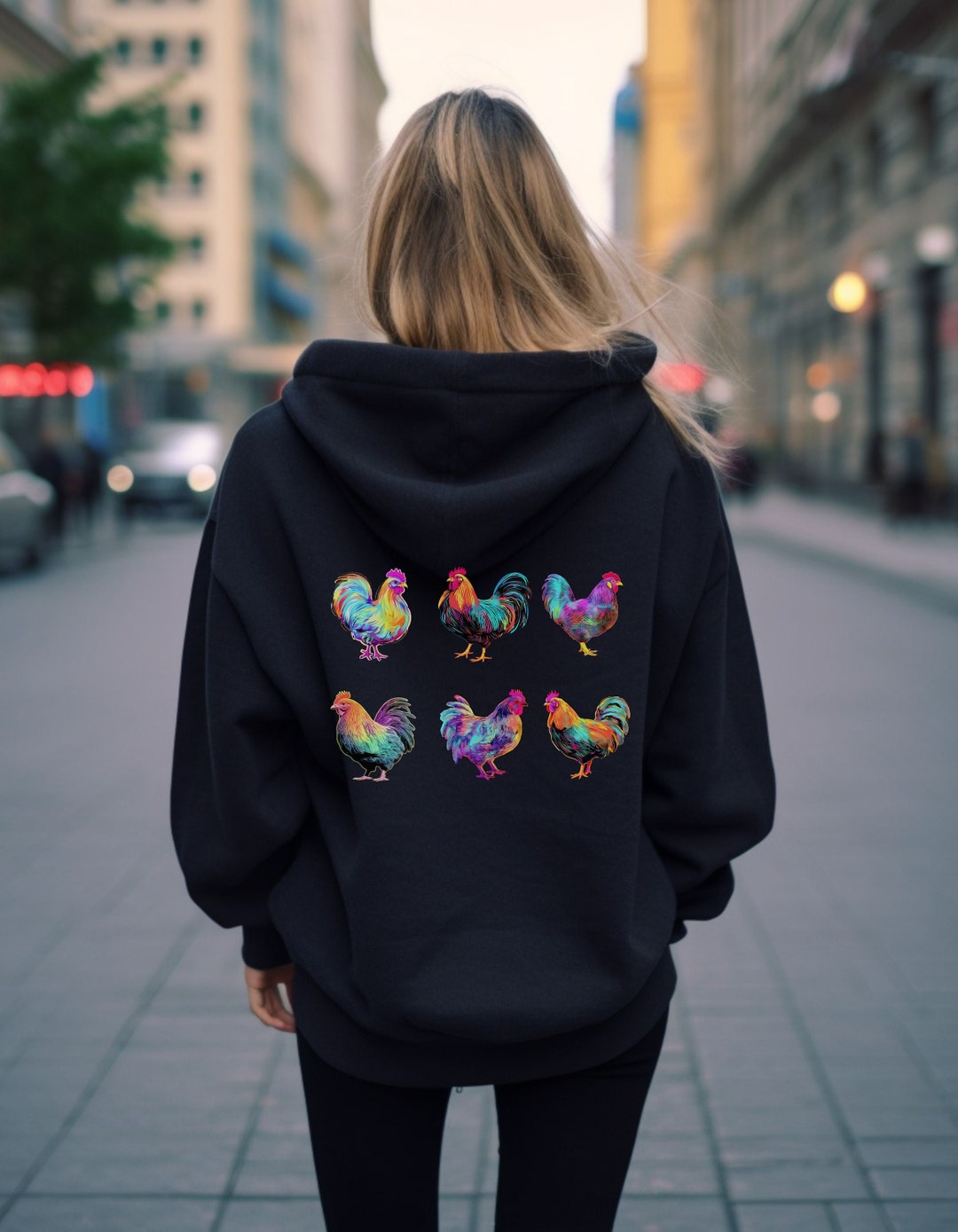 Chicken Hoodie,chicken Sweatshirt, Thanksgiving Hoodie, Chicken Hoodie ...