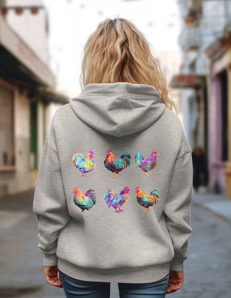 Chicken Hoodie,chicken Sweatshirt, Thanksgiving Hoodie, Chicken Hoodie ...