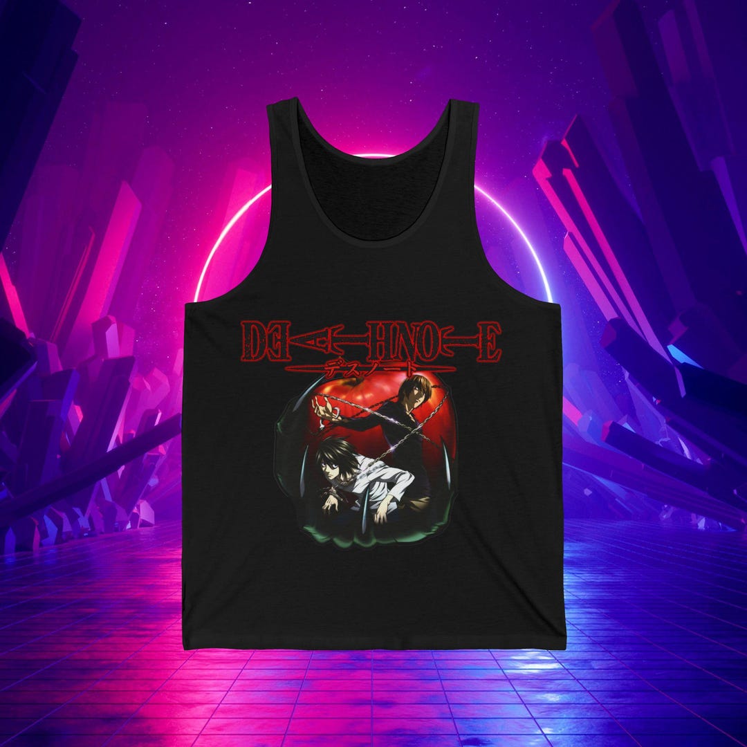 Deathnote Cult Classic Anime Manga Goth HALLOWEEN Tank Vest - Etsy