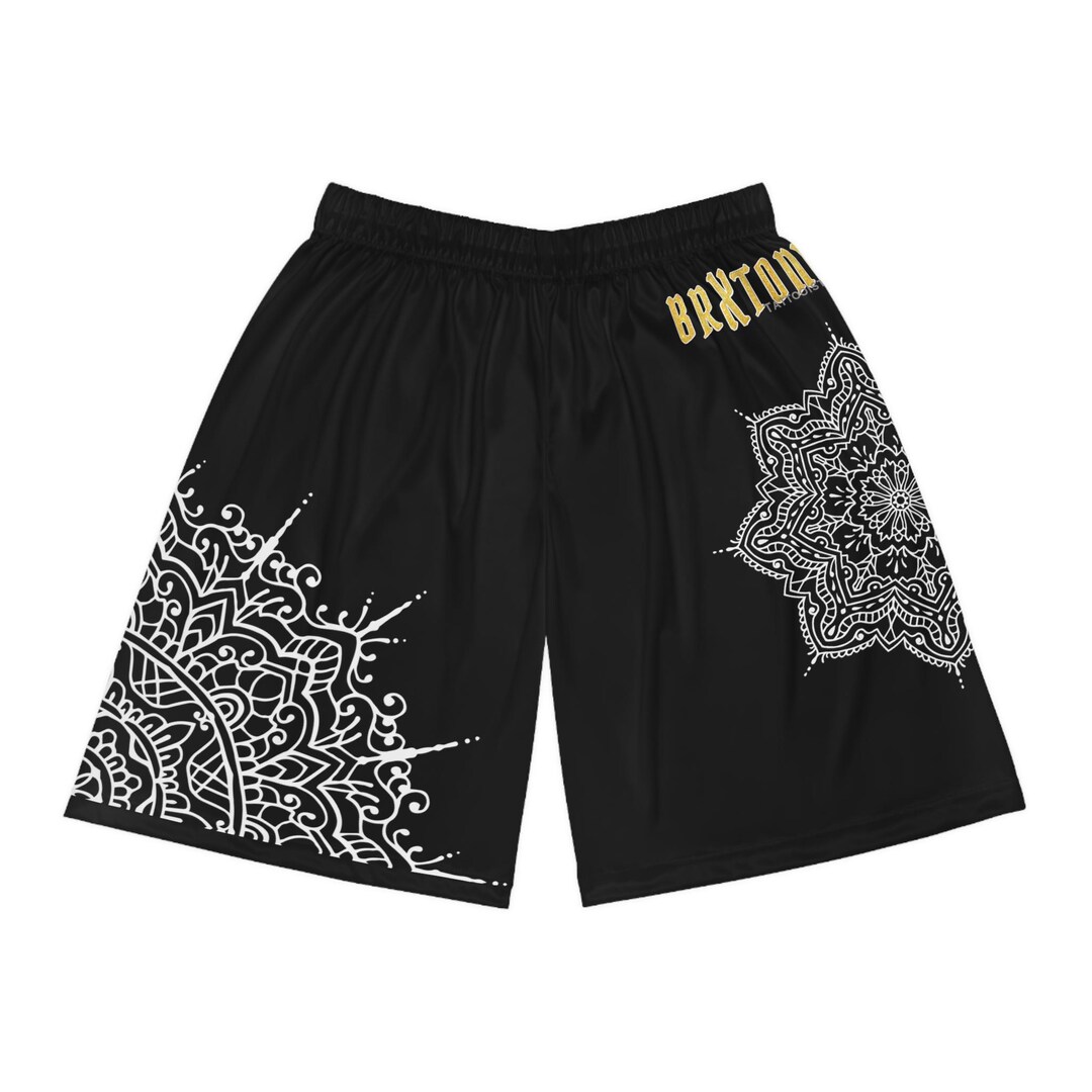 Mandala Print Basketball Shorts - Etsy