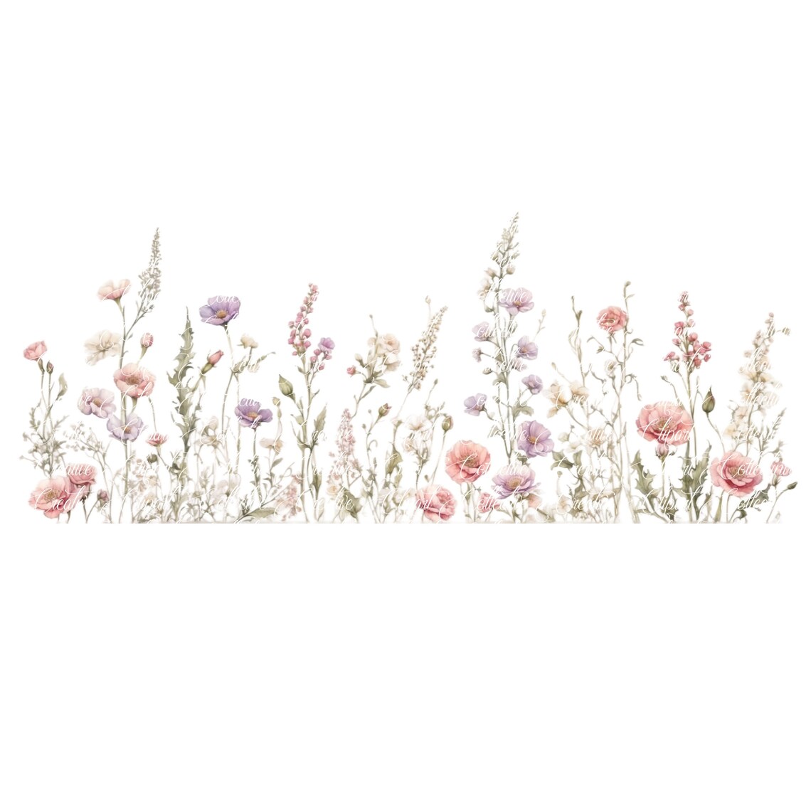 10 Wildflower Clipart, Wild Flower Border, Wild Flower Clipart, Poppies ...