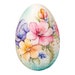 14 Rainbow Easter Eggs Clipart Set, Watercolor Easter Clipart, Spring ...