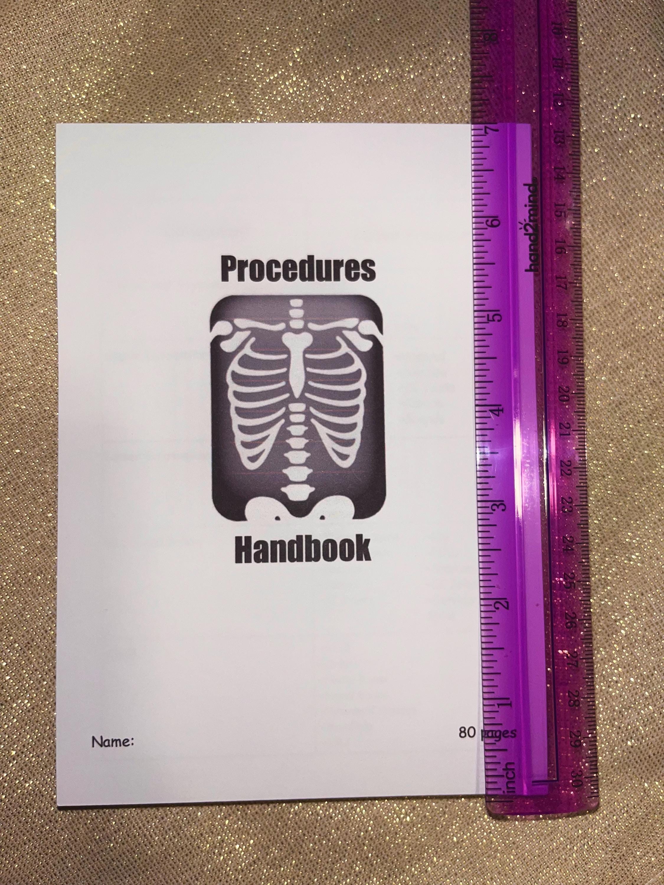 Procedures & Positioning Handbook for X-ray / Clinical Book Xray / Xray Study Guide / Radiology ...