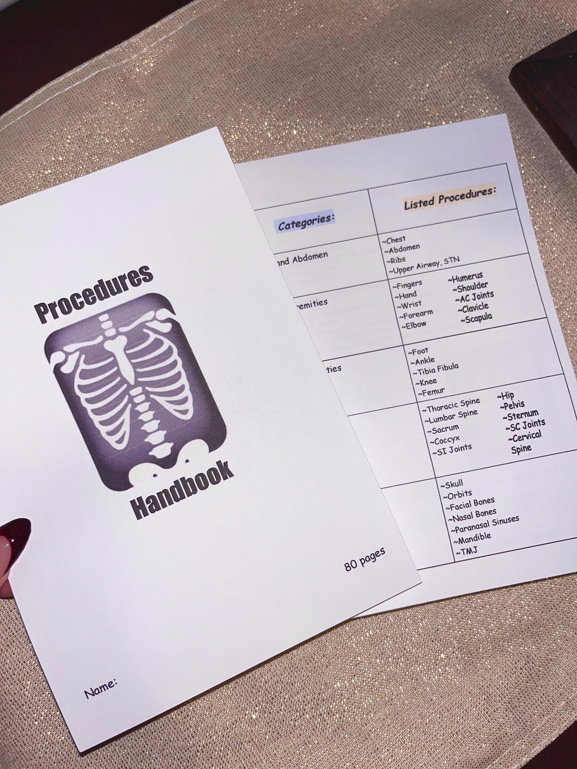Procedures & Positioning Handbook for X-ray / Clinical Book Xray / Xray ...