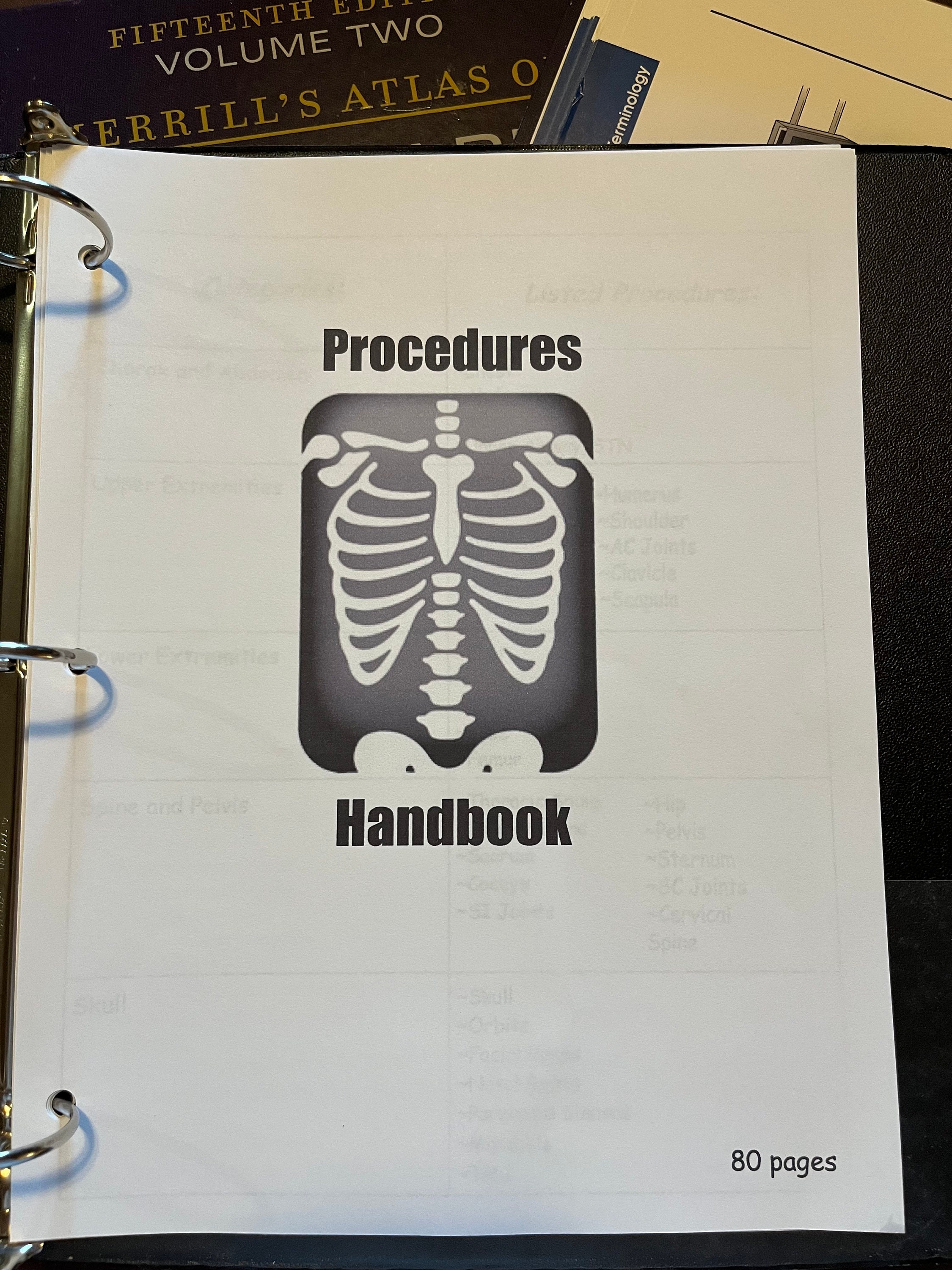 Procedures & Positioning Handbook for X-ray / Clinical Book Xray / Xray ...