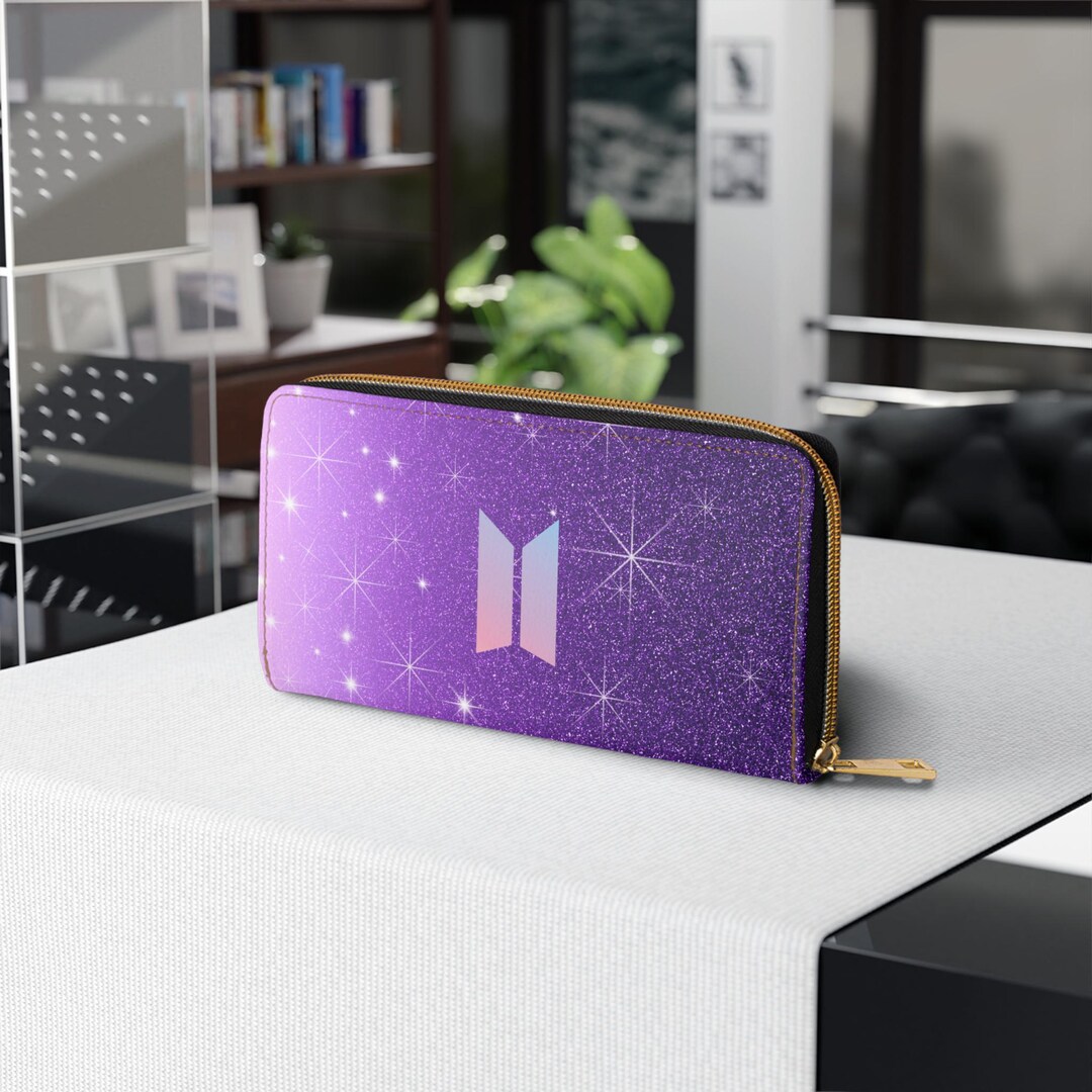 BTS Zipper Wallet, Perfect Gift for Friends, K-pop Wallet, K-pop Coin ...