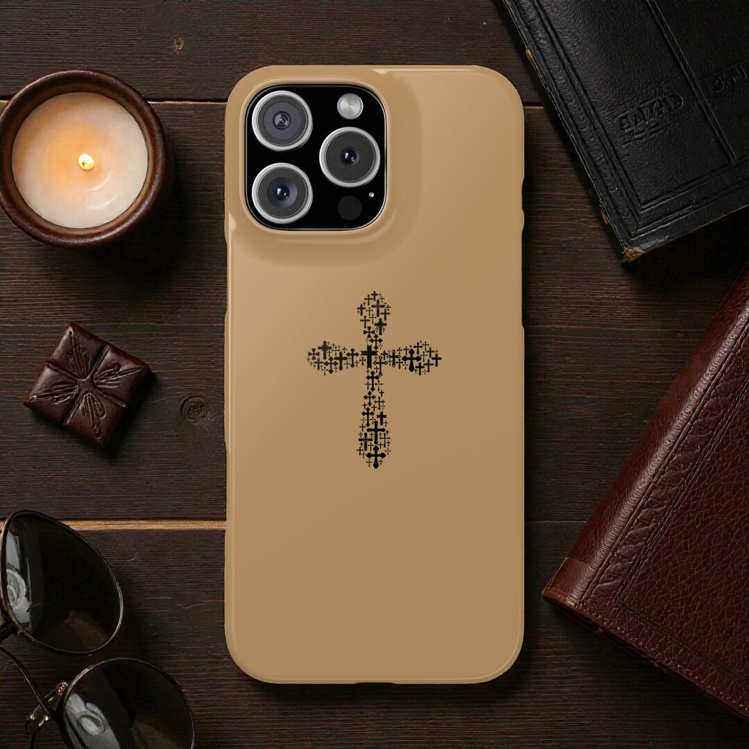 Slim iPhone 17 Pro Max Christian Cross Case, Minimal Faith Phone Case ...