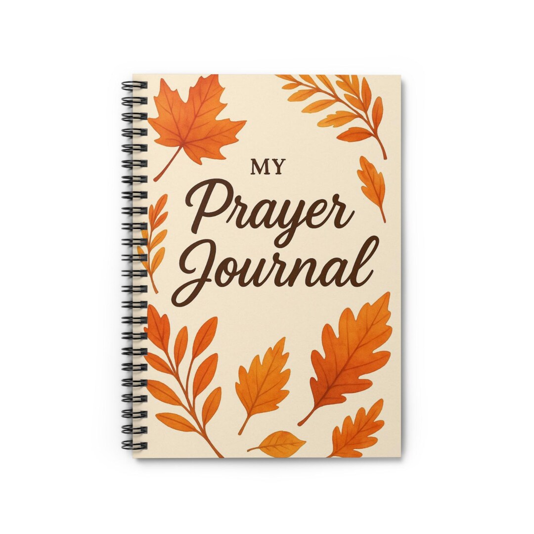 Prayer Journal Christian Bible Study Notebook Spiral Notebook - Ruled ...