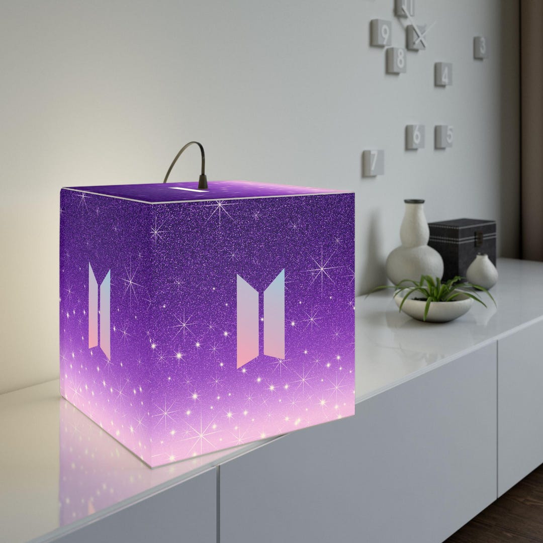 EU Kpop Light Cube Lamp, Sizes (19.60 and 29.60cm) ,kpop Room Decor ...