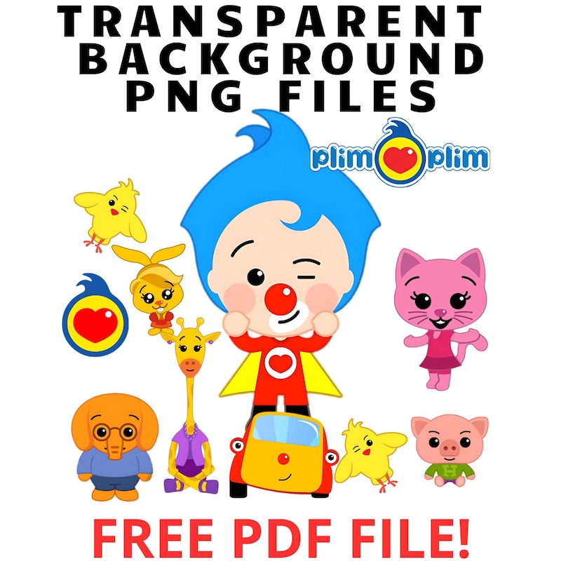 Plim Plim Characters Png - Etsy
