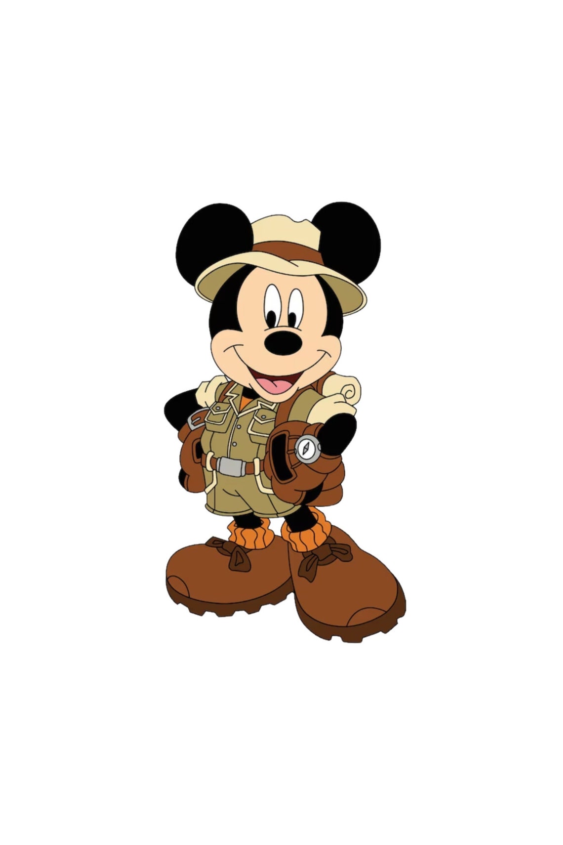 PNG Mickey + Minnie Safari Transparent Background Ifree PDF! - Etsy