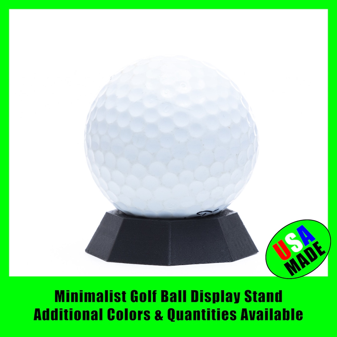 Golf Ball Display Stand 3D Printed Hexagonal Keepsake - Etsy