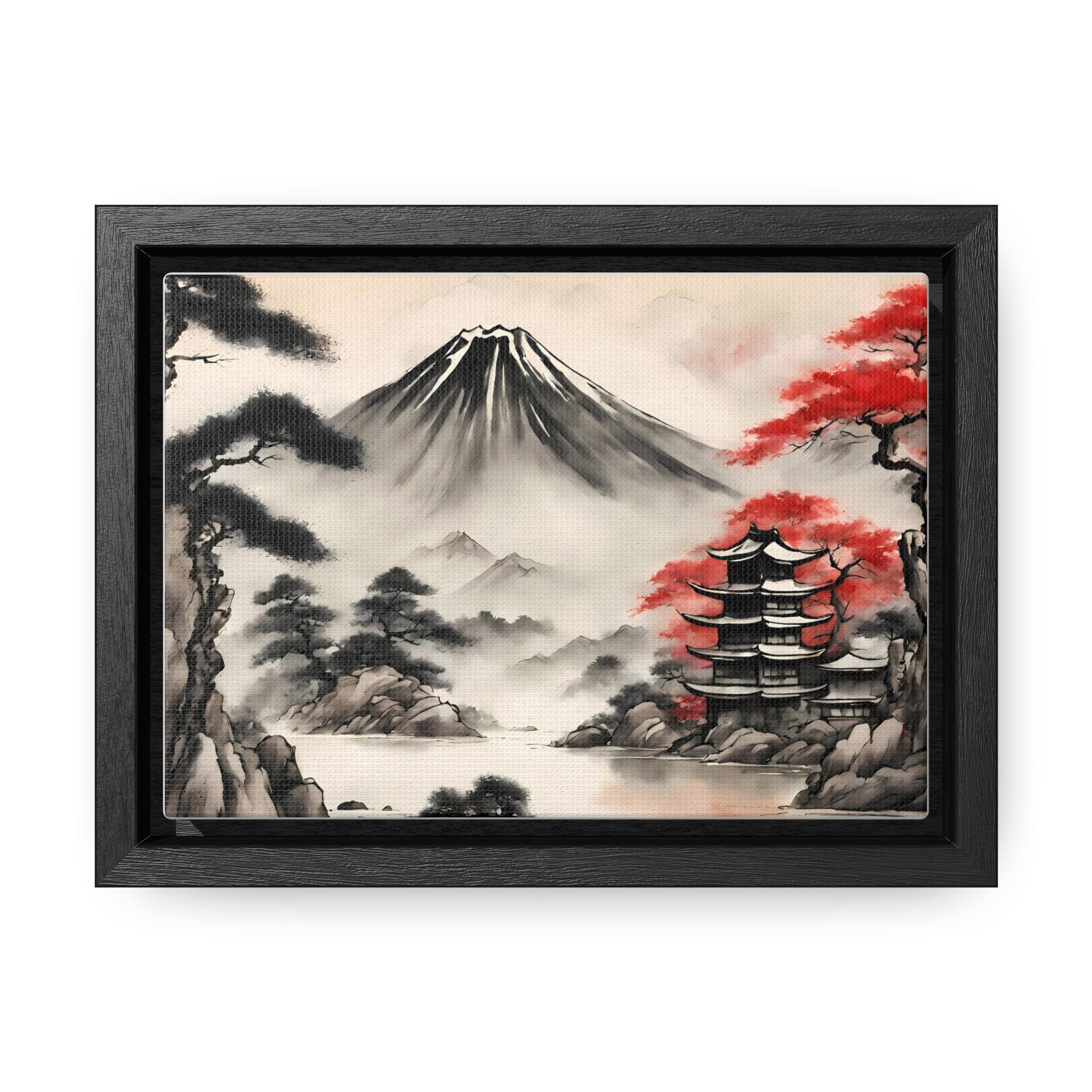 Japanese Art Print, Landscape Art Print, Large Print, Framed Art ...