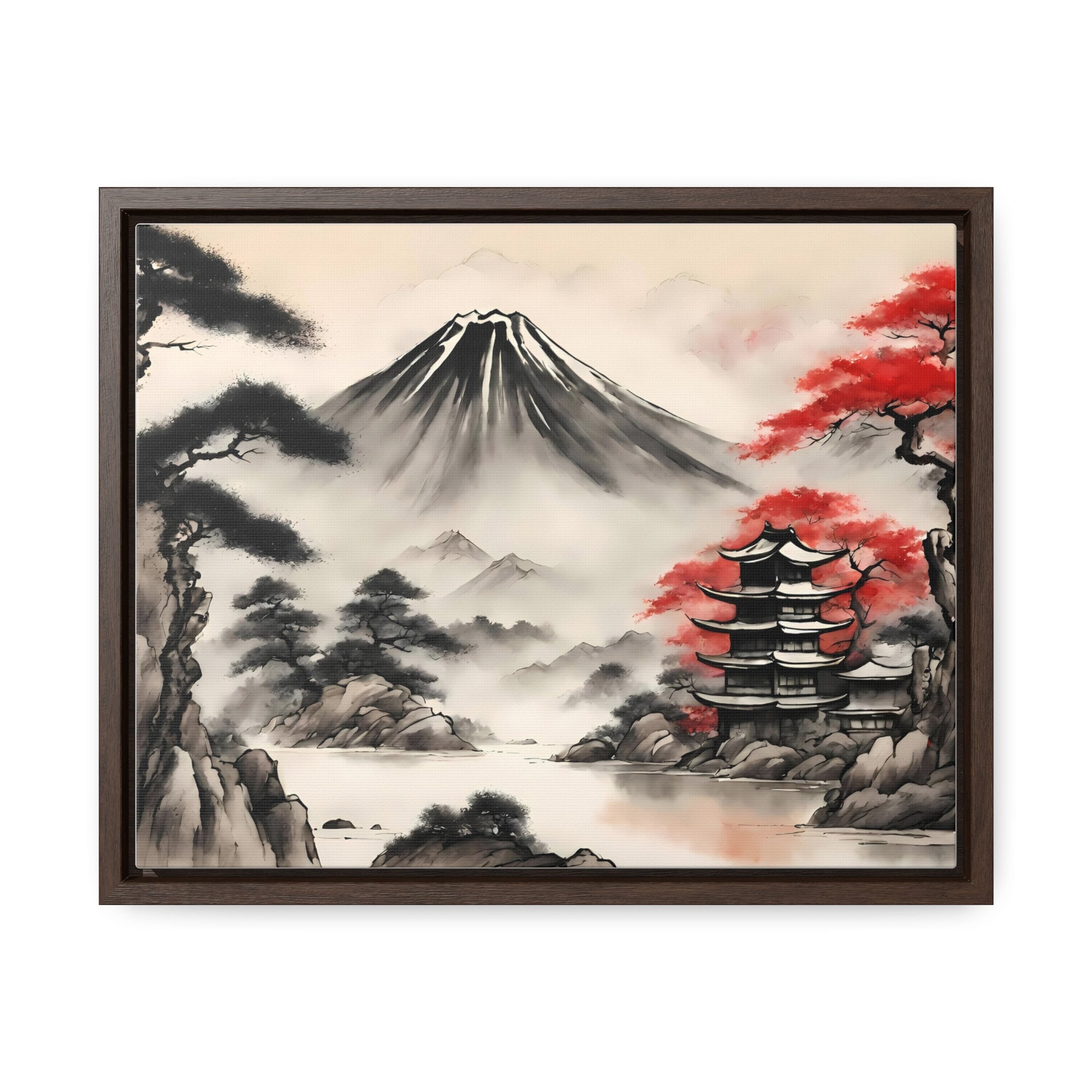 Japanese Art Print, Landscape Art Print, Large Print, Framed Art ...