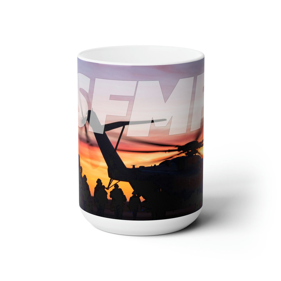 USMC SFMF Semper Fidelis Ceramic Mug - Etsy