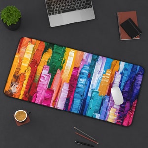 Colorful Mouse Pad, Colorful Desk Mat, Colorful Gaming Mousepad Paint ...