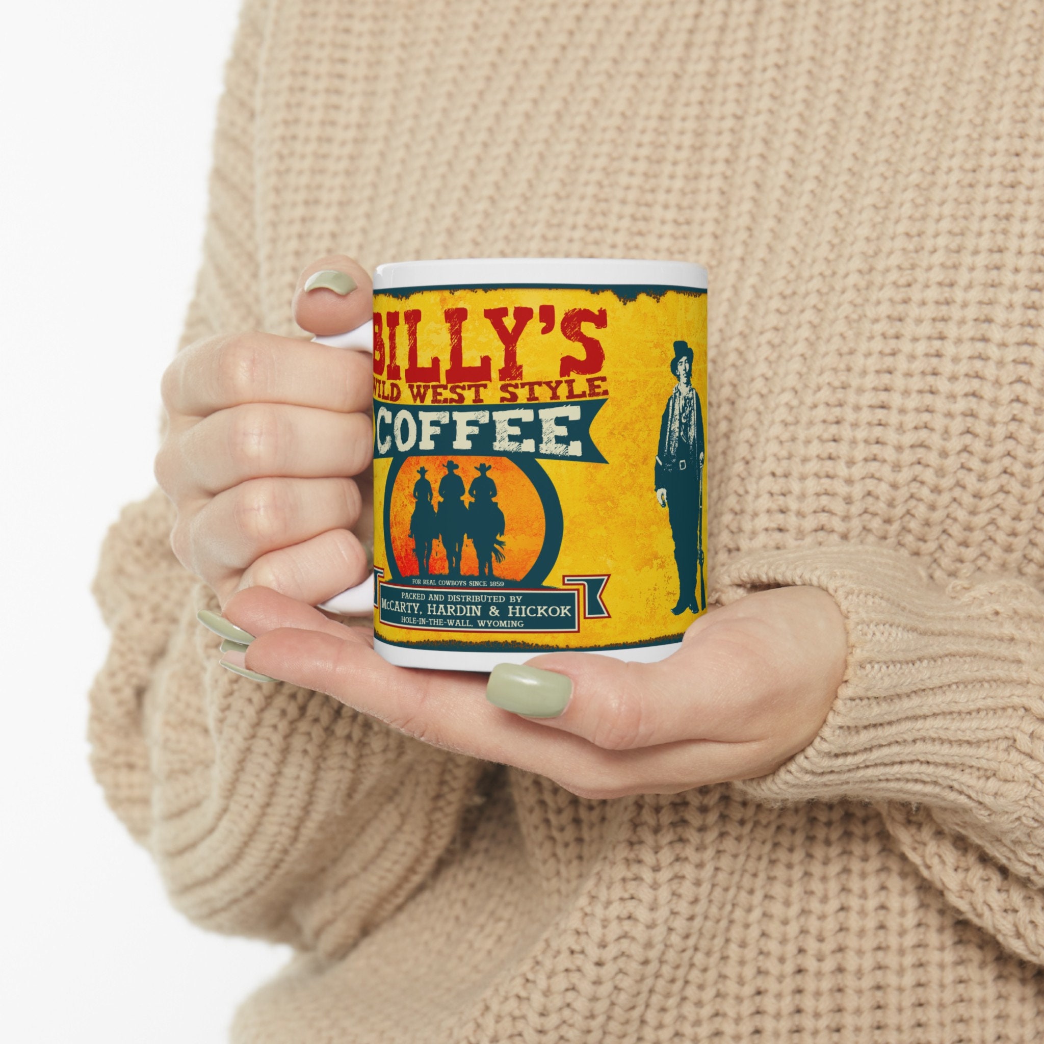 Retro Western Mug, the Original Cowboy Coffee, Old West Style Mug ...