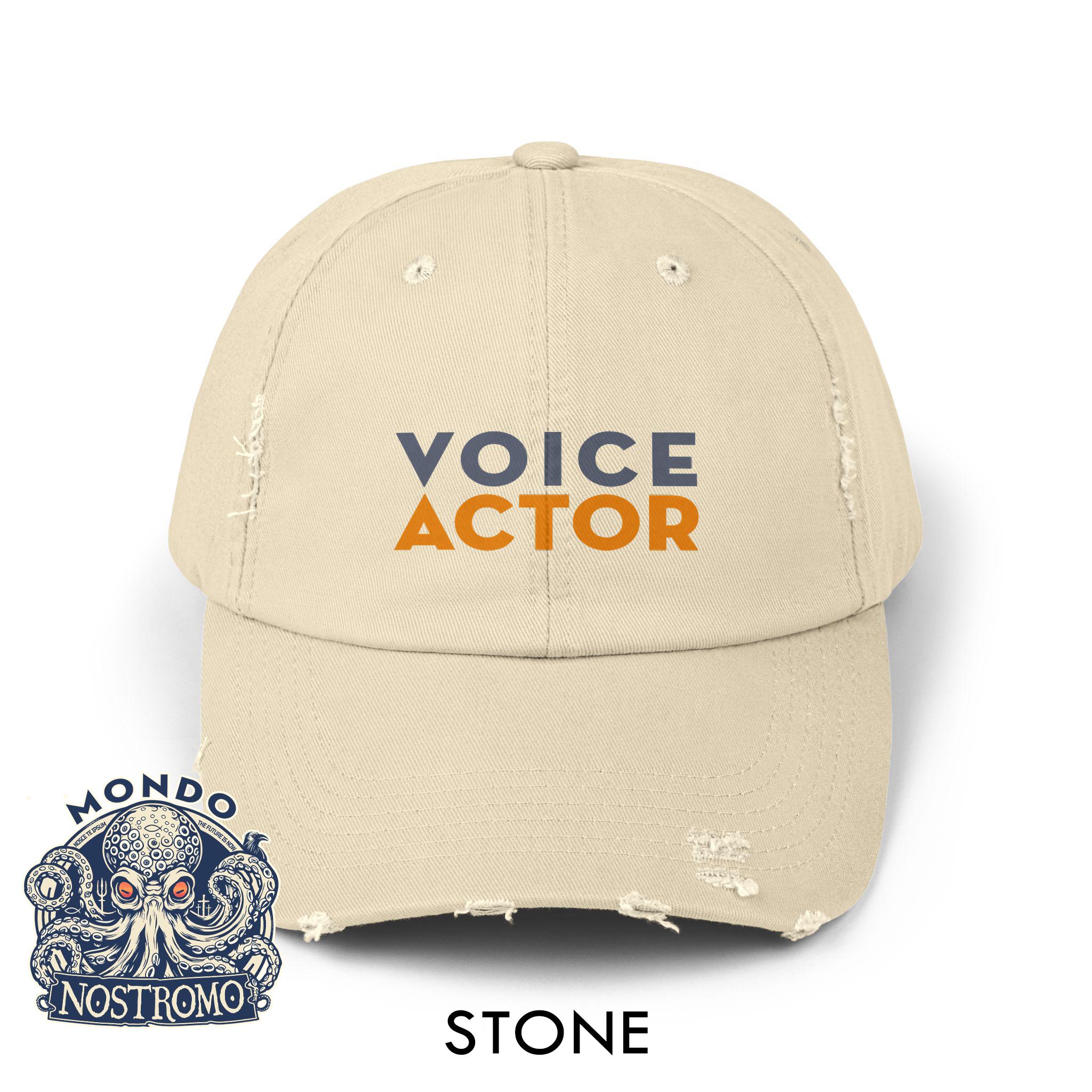 Voice Actor Distressed Cap Voice Actor Baseball Cap Voice Actor Hat ...