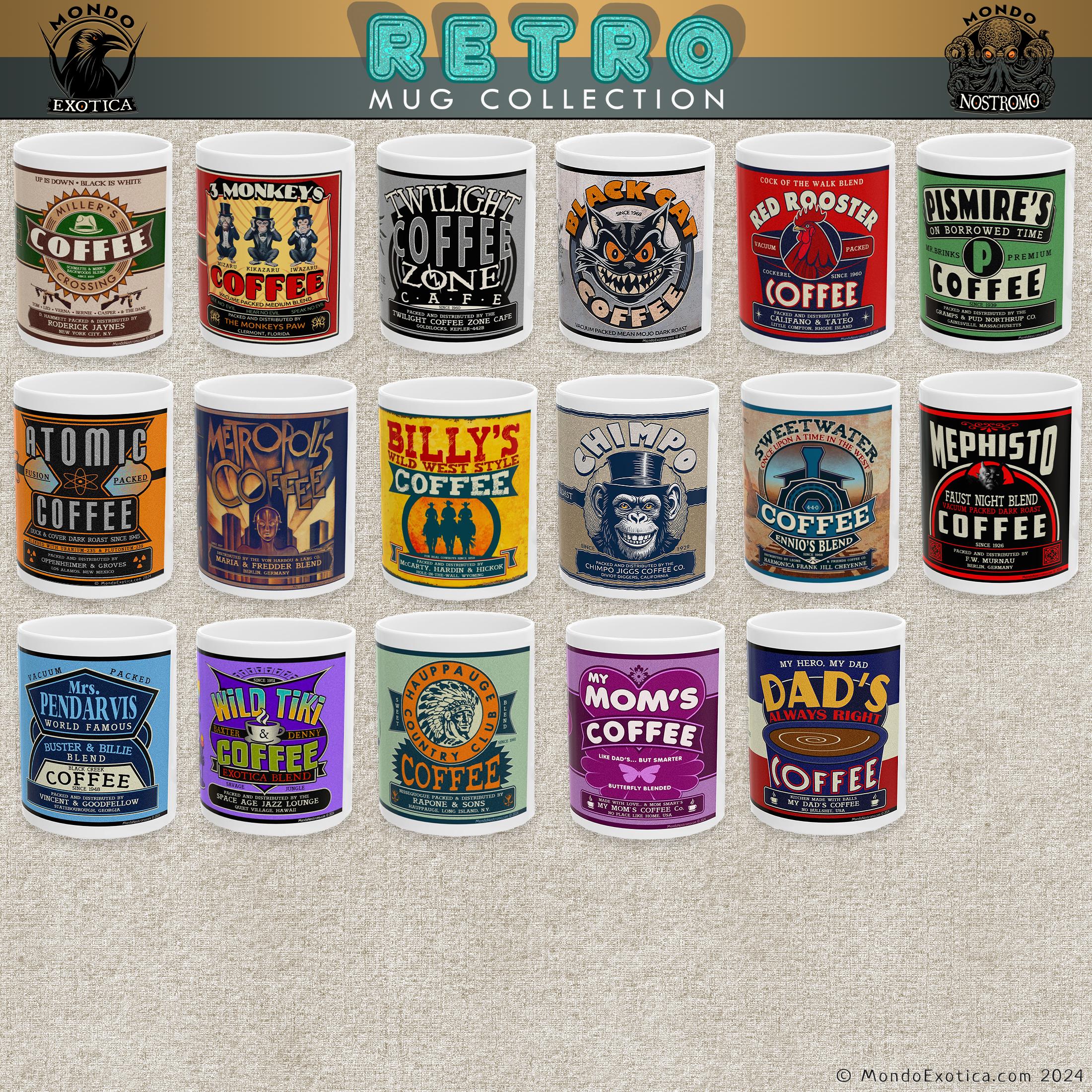 Retro Western Mug, the Original Cowboy Coffee, Old West Style Mug ...