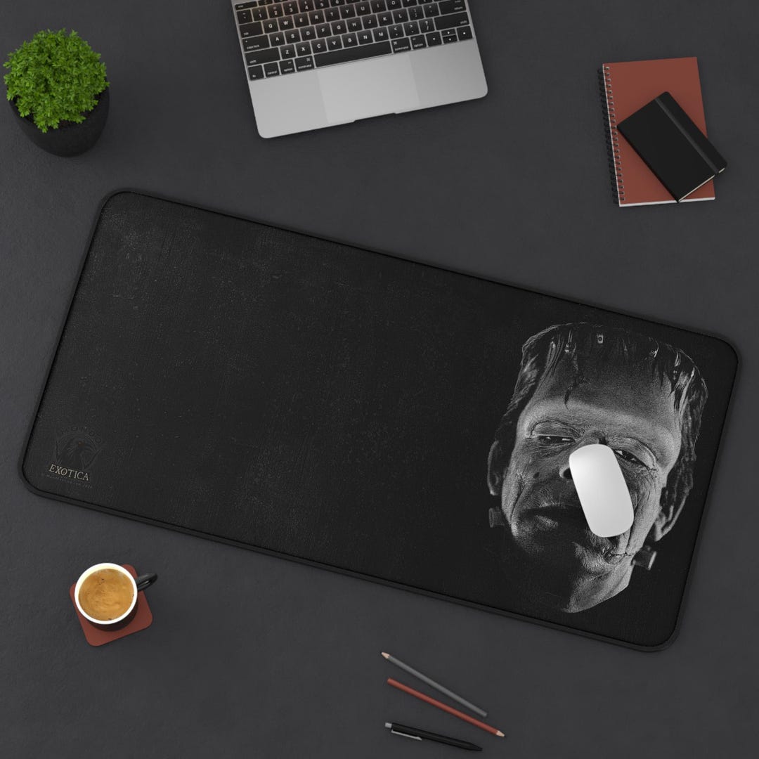 Frankenstein Desk Mat, Frankenstein Mouse Pad for Desktop Glen Strange ...