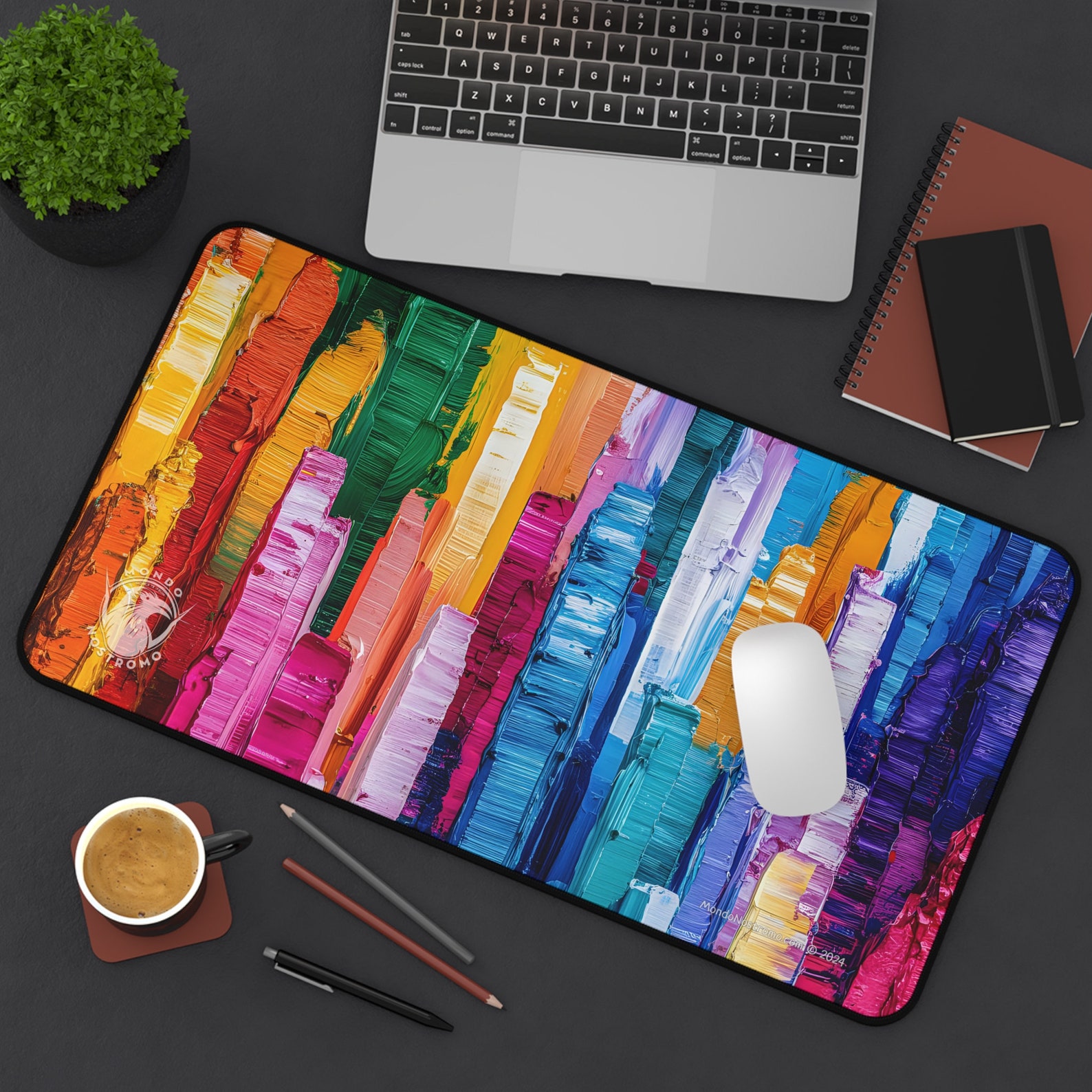 Colorful Mouse Pad, Colorful Desk Mat, Colorful Gaming Mousepad Paint ...