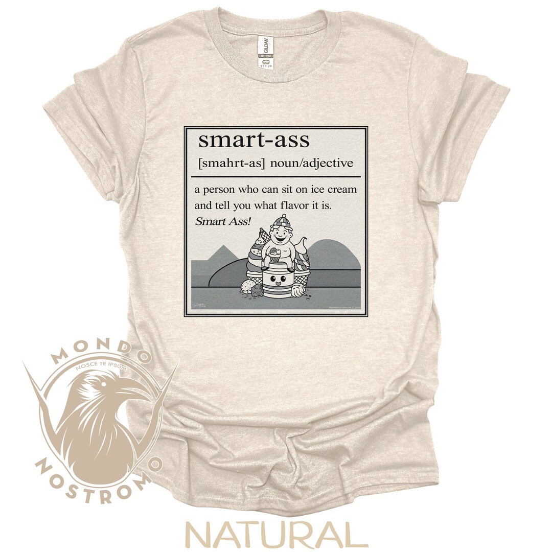 Smart Ass Definition T-shirt, Smart Ass Shirt, Smart Ass Gift, Smart ...
