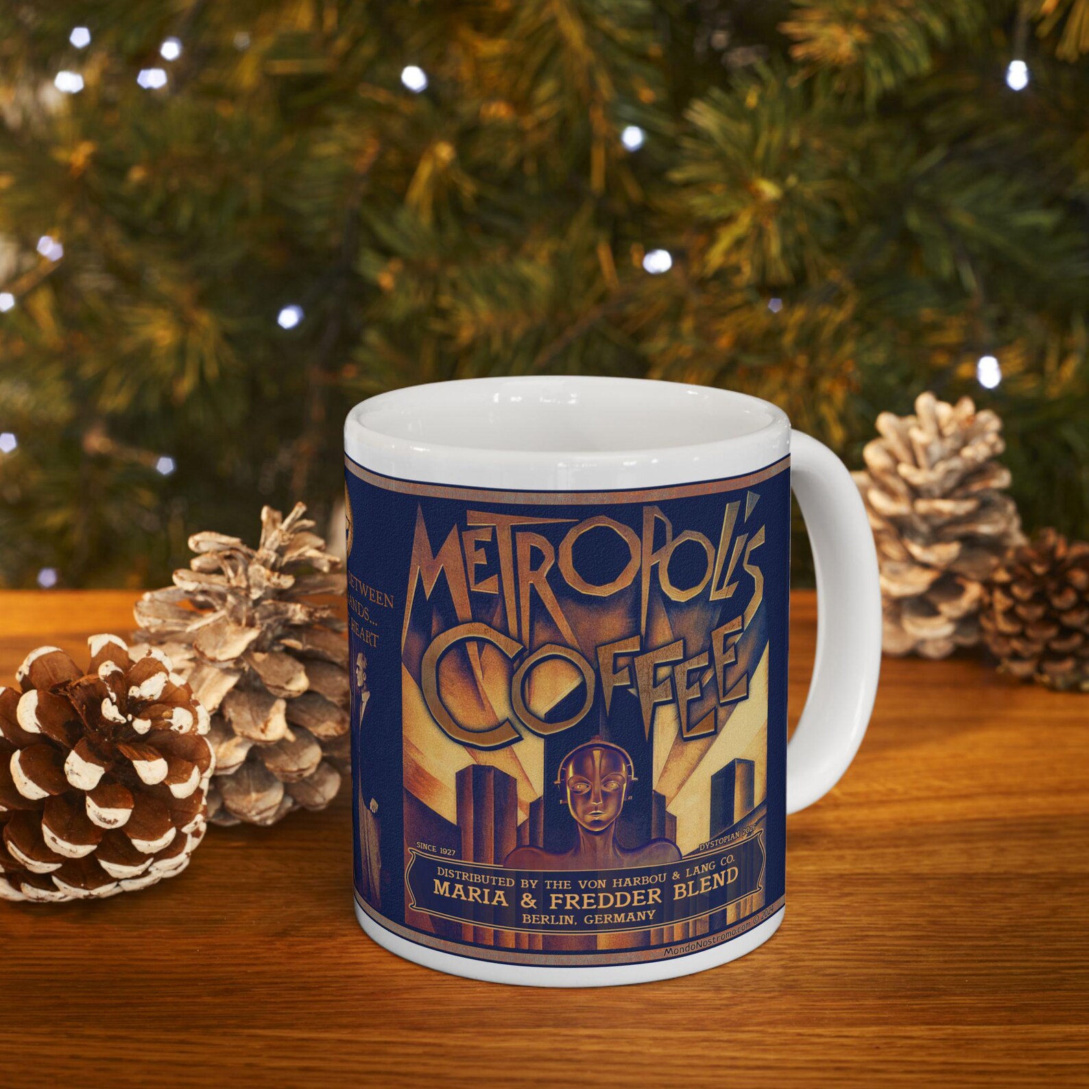 Retro Coffee Mug Metropolis Coffee Mug, Fritz Lang Metropolis Movie Mug ...