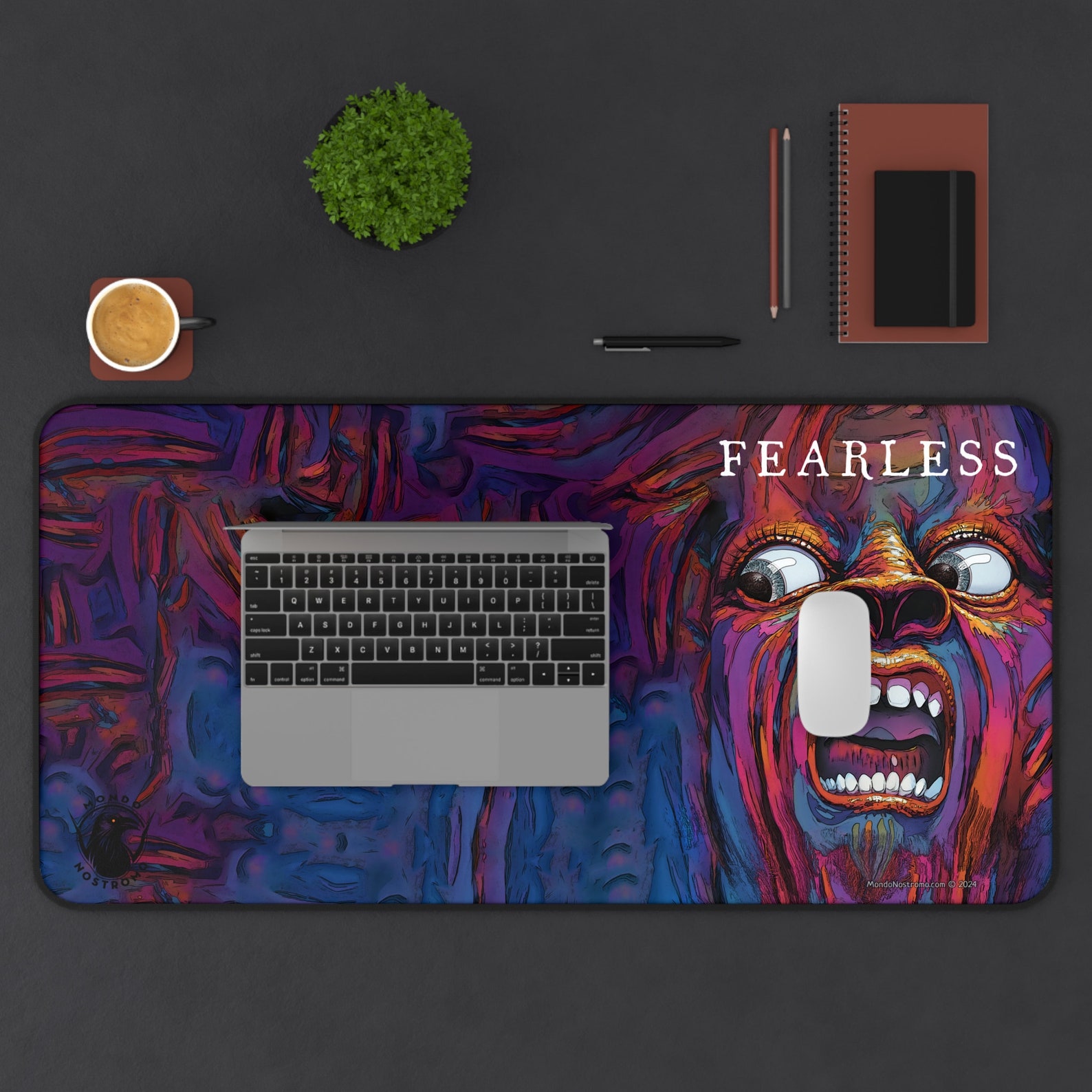 Fearless Mousepad, Fearless Gaming Mouse Pad Fearless Desktop Mat Gift ...