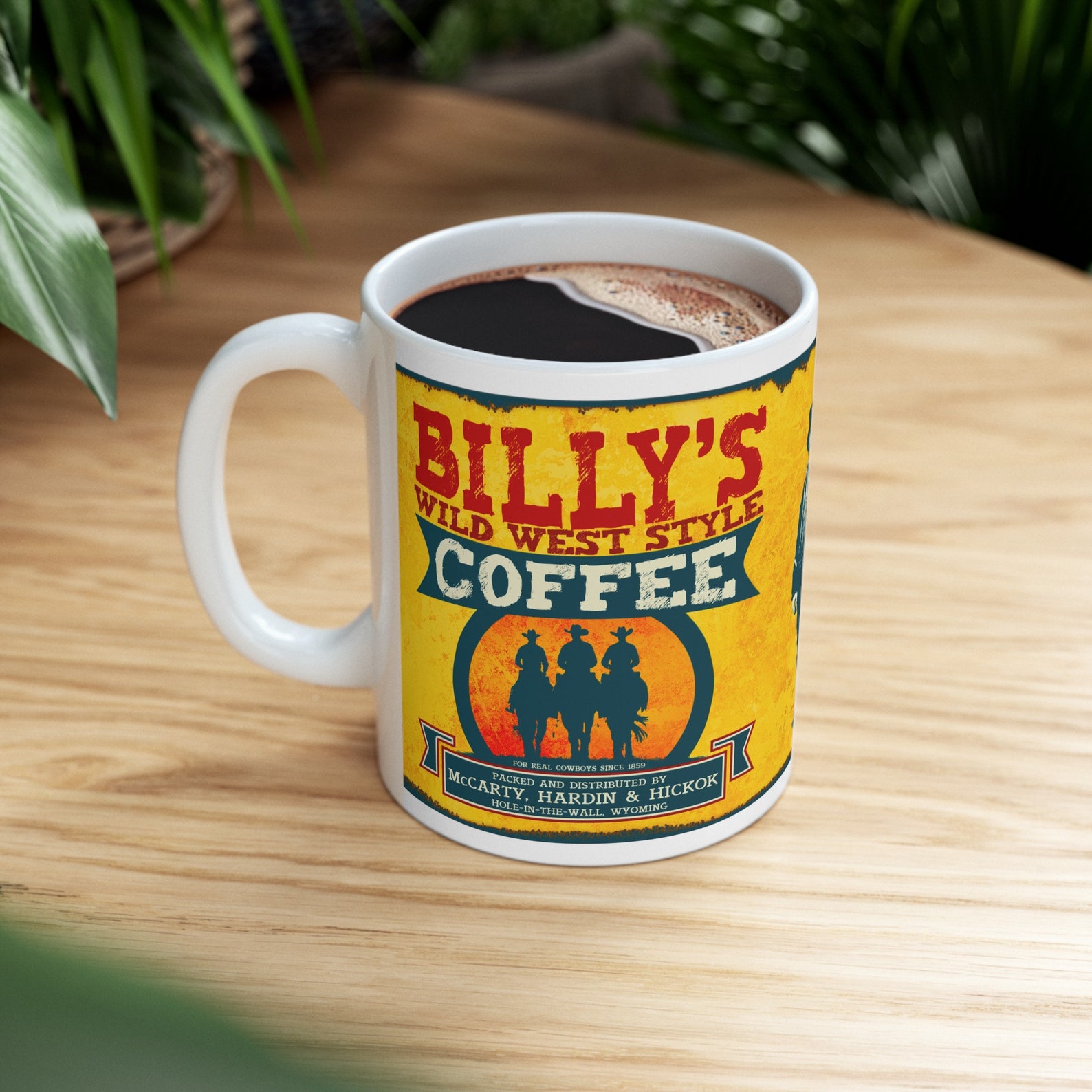 Retro Western Mug, the Original Cowboy Coffee, Old West Style Mug ...