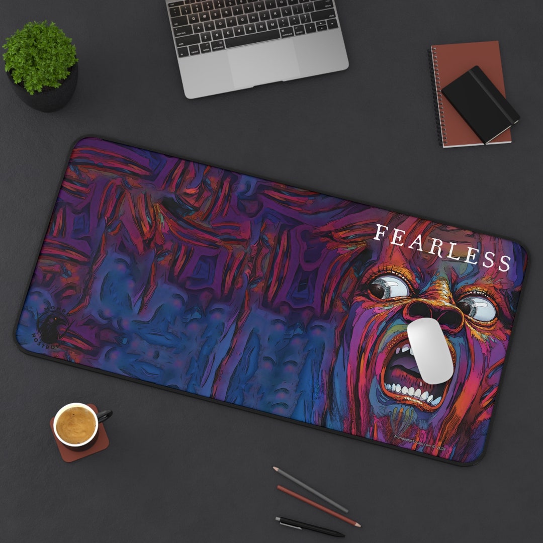 Fearless Mousepad, Fearless Gaming Mouse Pad Fearless Desktop Mat Gift ...