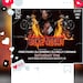 Bike Night Flyer Editable Canva Template Event Flyer Trail Ride Summer ...