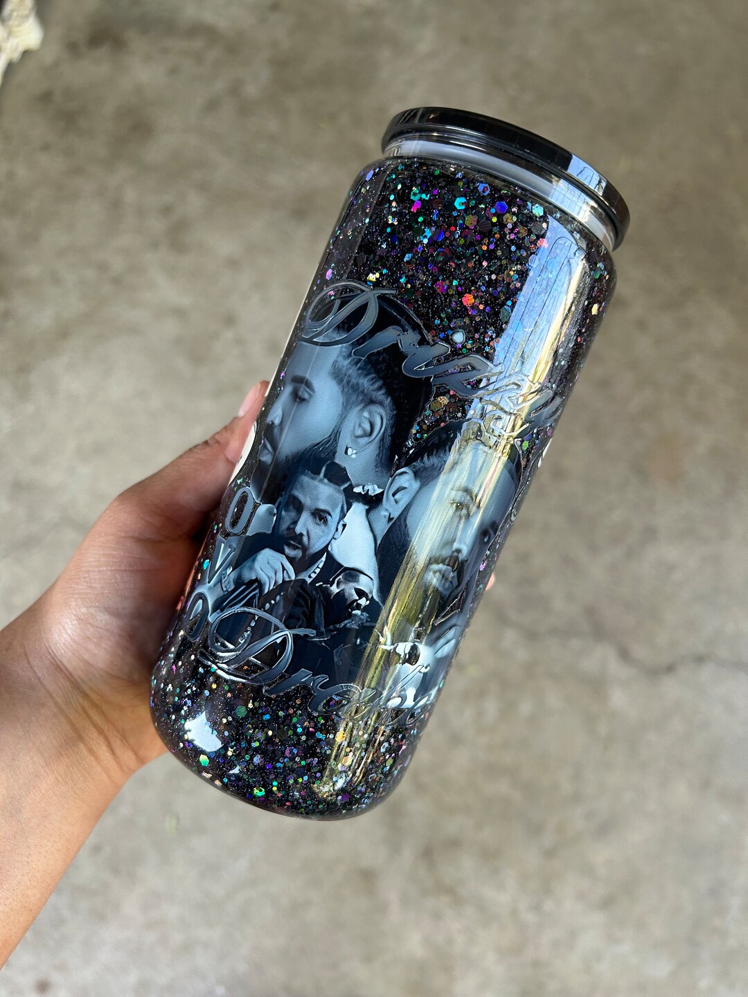 Drizzy Drake Snow Globe Glass Cup - Etsy