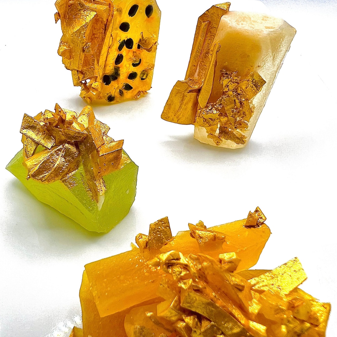Gold Crystal Kohakuto Candy Mix: Japanese Wagashi Gem Sweets - Etsy