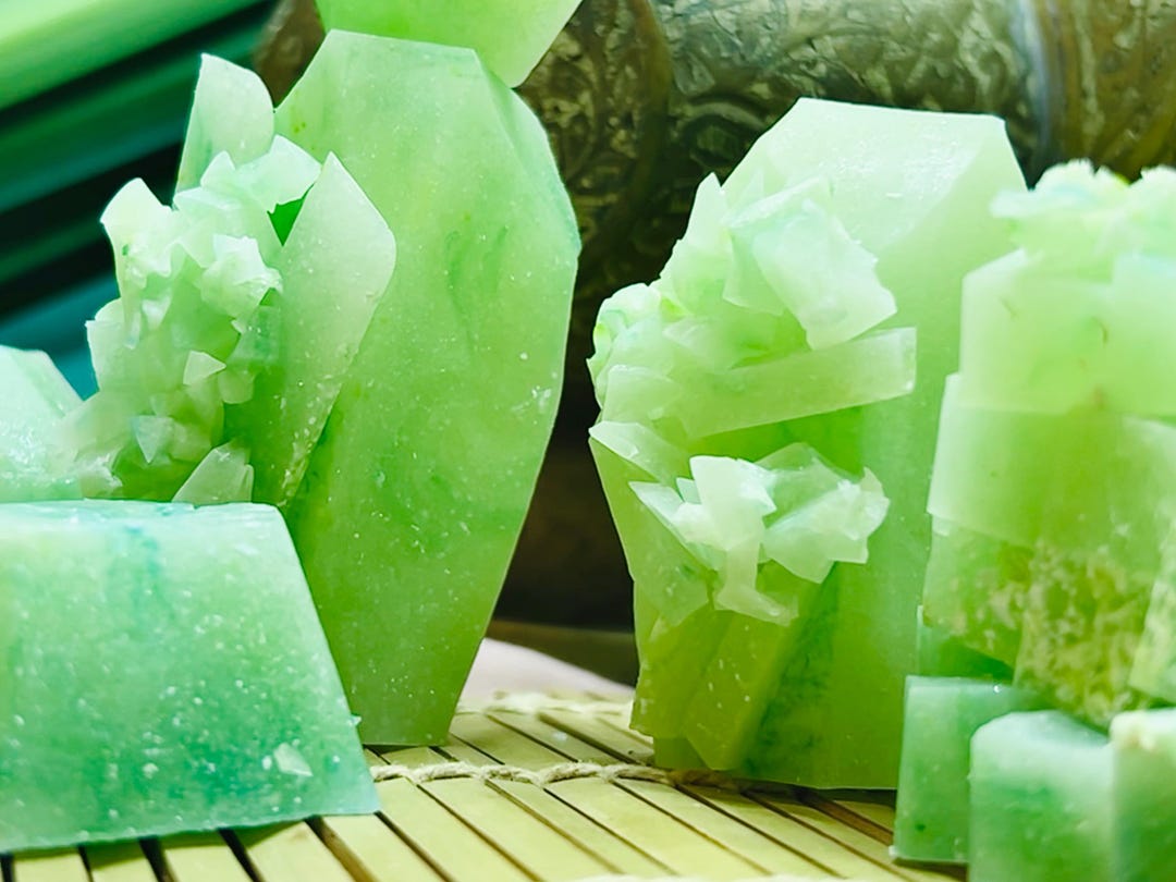 Pandan Kohakutou Candy Crystal Jade- Edible Jewelry Crunchy Vegan ...