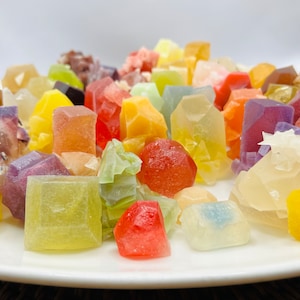Kohakuto Crystal Candy: Vegan Edible Gemstones, Handmade Wagashi - Etsy