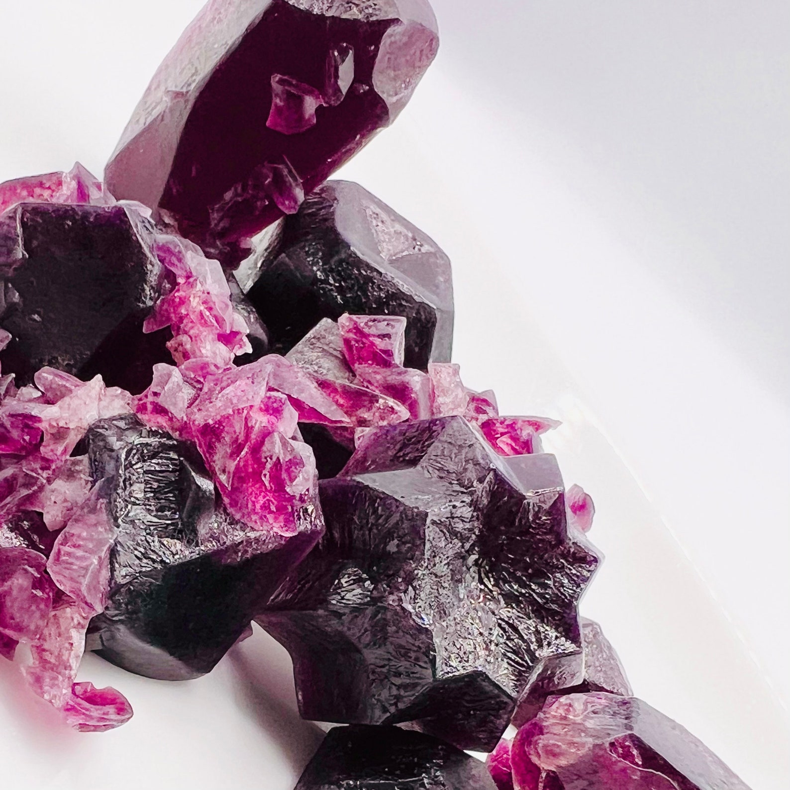 Grape Amethyst Kohakuto Crystal Candy: Vegan Edible Gemstones - Etsy
