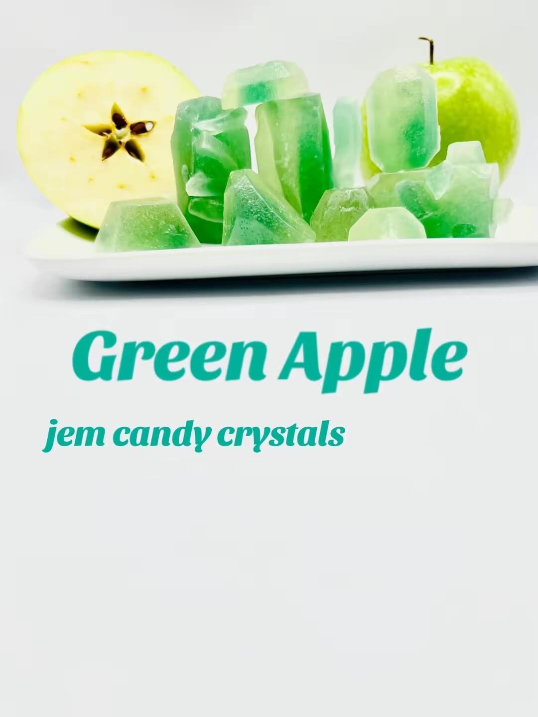 Green Apple Emerald Crystal Candy Kohakutou Crunch Gemstone Vegan ...