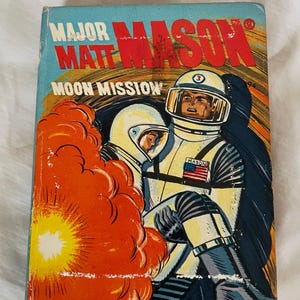 Vintage 1968 Major Matt Mason-moon Mission, Whitman Big Little Book - Etsy