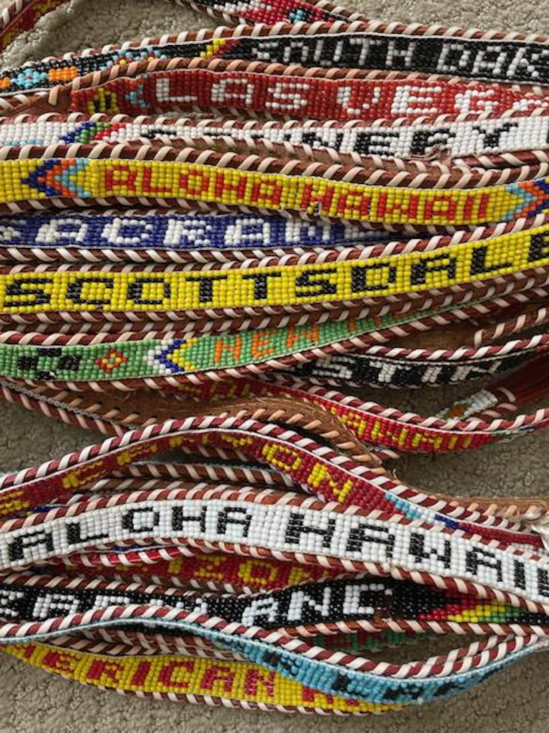 Vintage Beaded Belts. Check Out Our Wide Choice of Souvenir Beaded ...