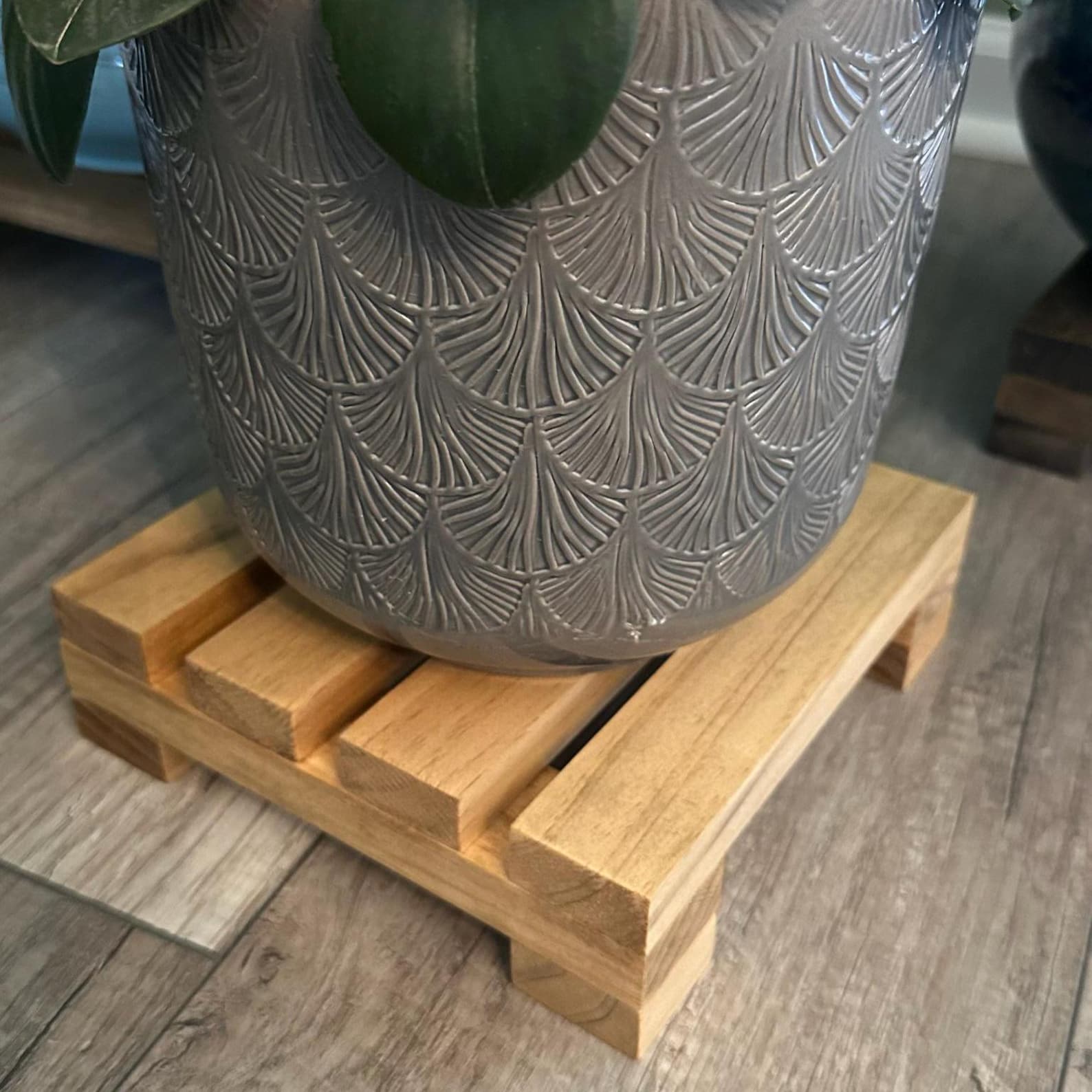 Handmade Wooden Plant Stand: Solid Wood Square Riser - Etsy