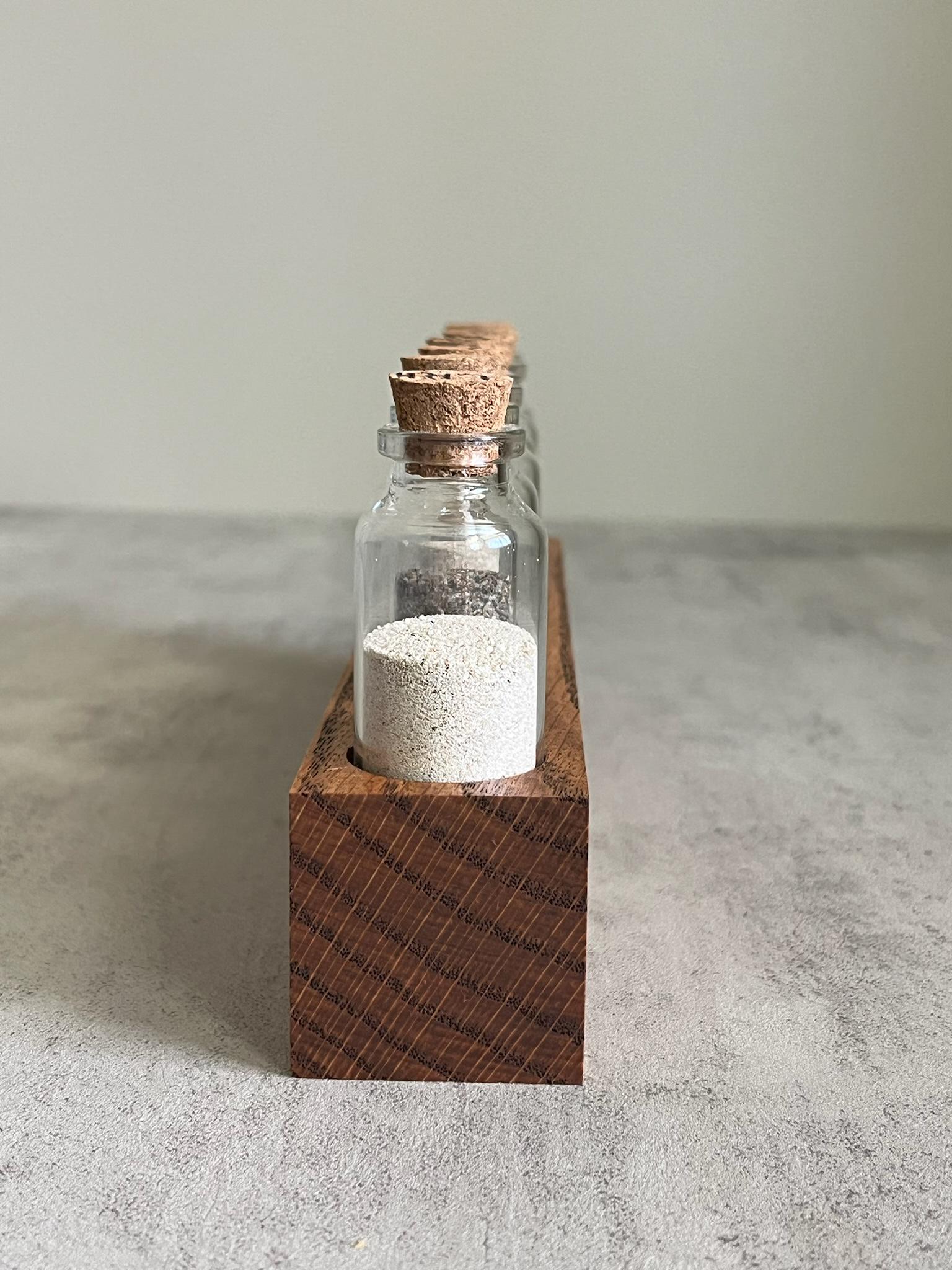 Vacation Keepsake Display Stand: Beach Sand Bottle Holder for Honeymoon ...