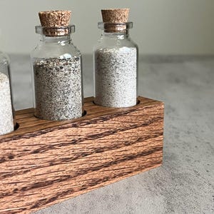 Vacation Keepsake Display Stand: Beach Sand Bottle Holder for Honeymoon ...
