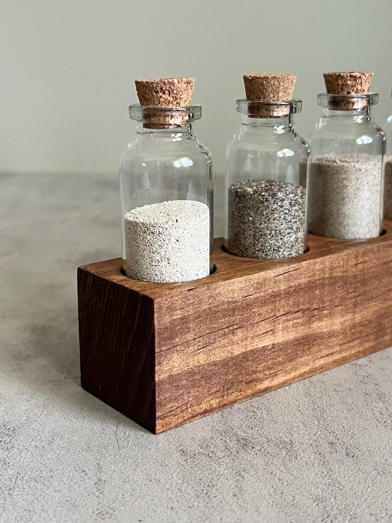 Vacation Sand Bottle Display Stand: Honeymoon, Beach & Destination ...