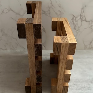 Handmade Wooden Plant Stand: Solid Wood Square Riser - Etsy