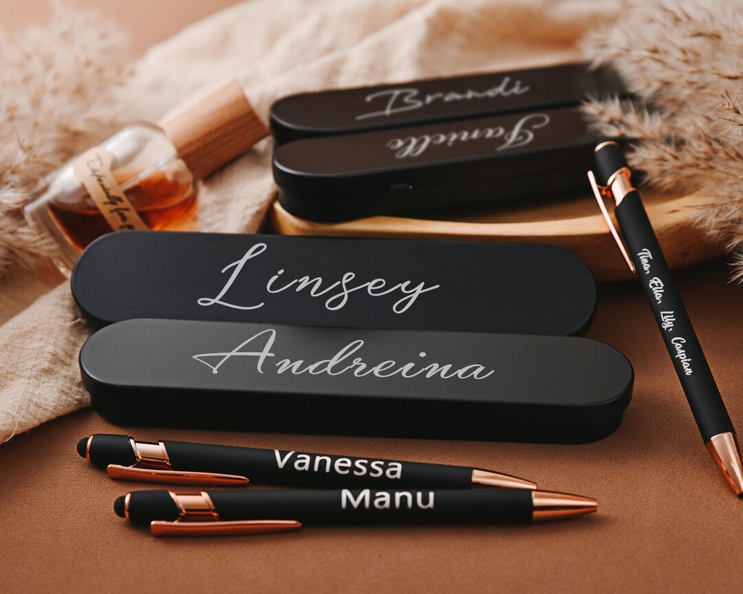 Customizable Ballpoint Pen With Monogram, Charming Female Writing ...